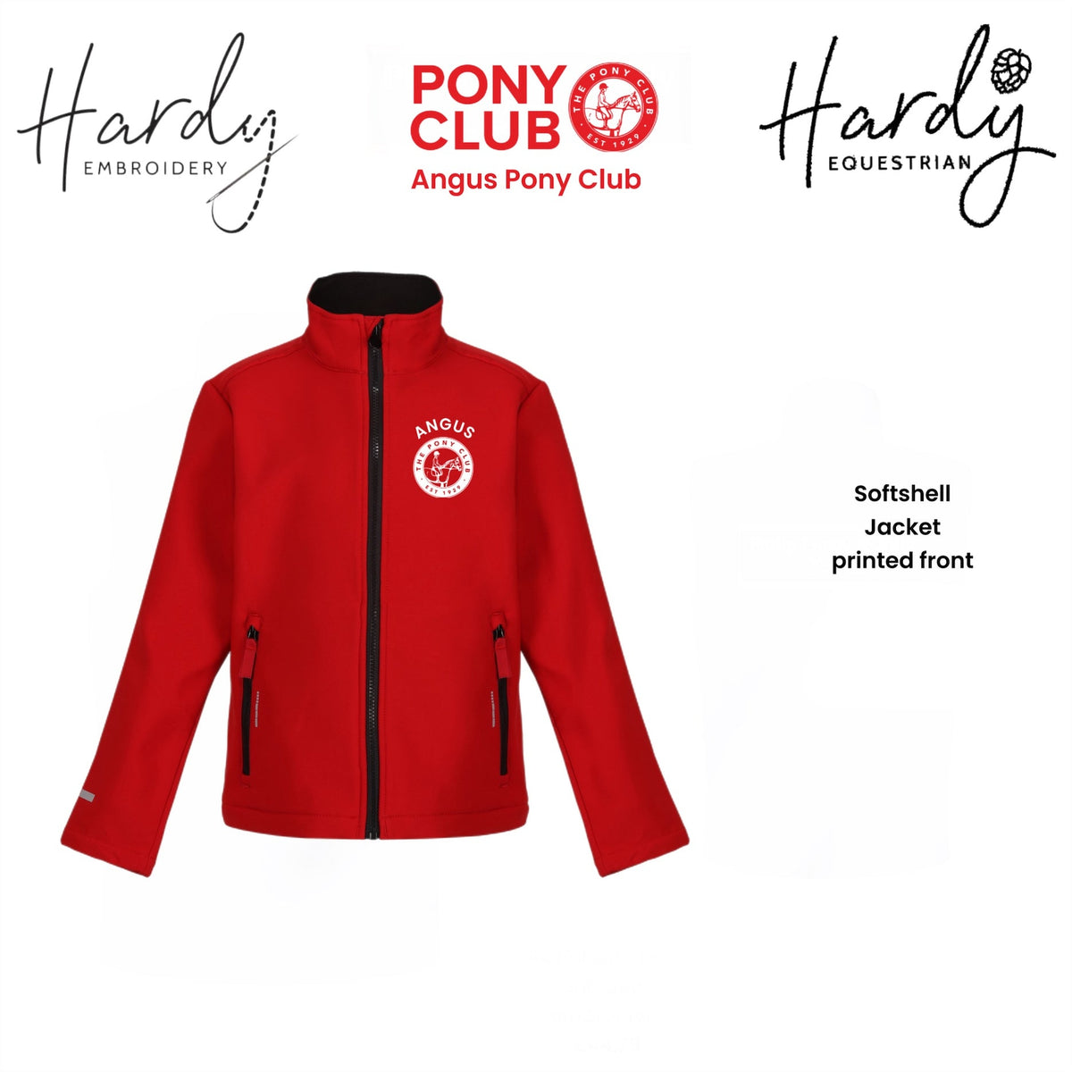 Hardy Equestrian: Angus Pony Club Softshell Jacket – Hardy Equestrian