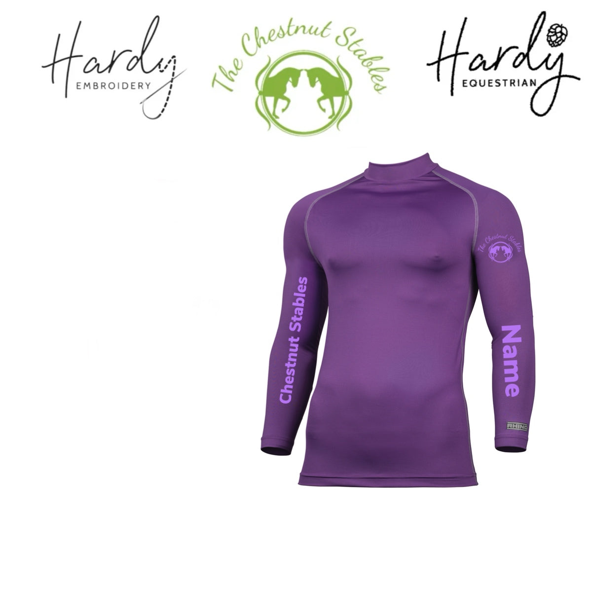 Hardy Equestrian: The Chestnut Stables Base Layer White – Hardy Equestrian